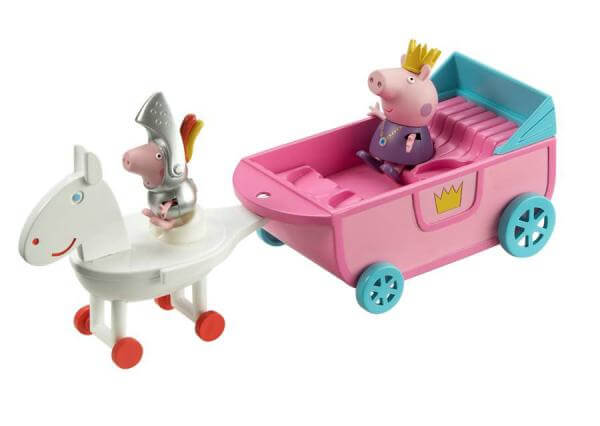 Peppa Pig: Princess Peppa's Royal Carriage (Including 2 Figures) Toys ...