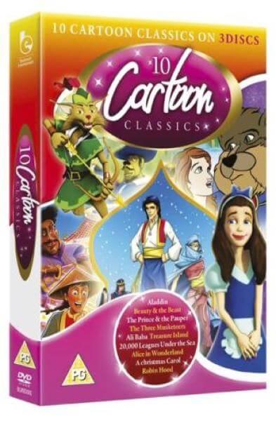 10 Feature Cartoon Classics DVD - Zavvi UK