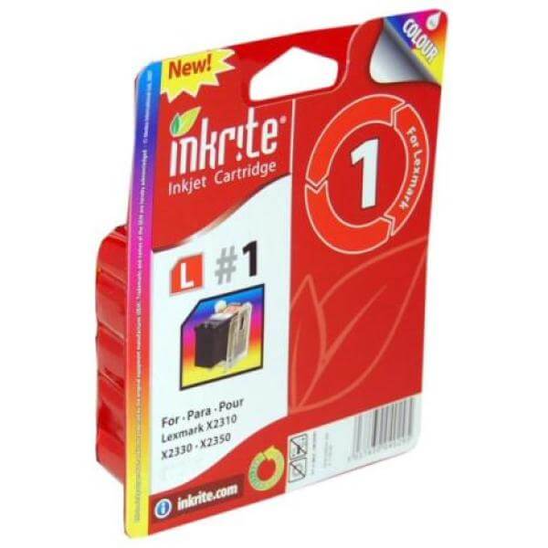 Lexmark 1 Black Ink Cartridge - Recycled Computing - Zavvi UK