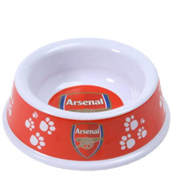Arsenal FC Dog Bowl Gifts - Zavvi US
