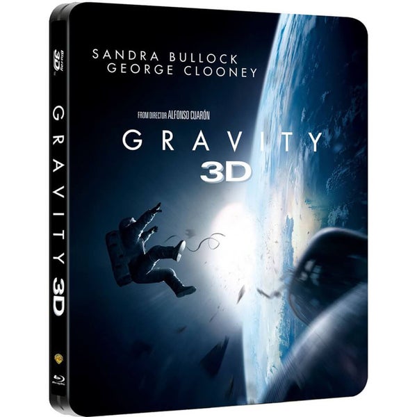Gravity 3D - Limited Edition Steelbook (Includes 2D Version) Blu-ray - Zavvi UK