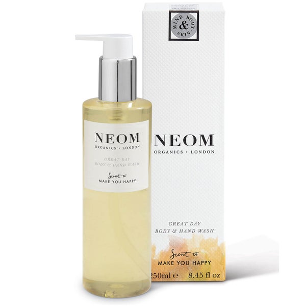 NEOM Organics Great Day Body and Hand Wash (250ml) - LOOKFANTASTIC NEOM Organics Great Day Body and Hand Wash (250ml) - LOOKFANTASTIC