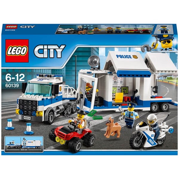 LEGO City: Police Mobile Command Center Truck Toy (60139) Toys - Zavvi UK