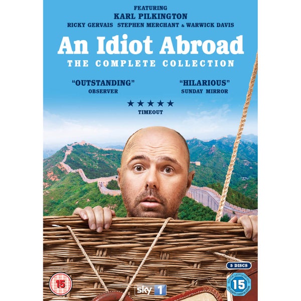 An Idiot Abroad Complete Collection DVD - Zavvi UK