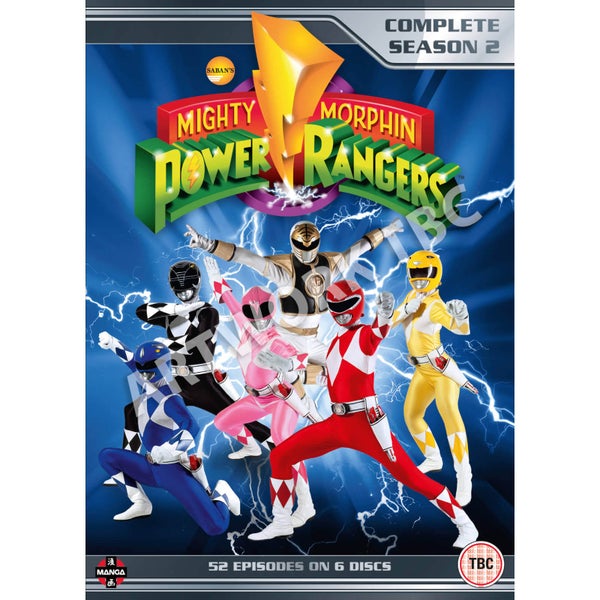 Mighty Morphin Power Rangers - Season 2 DVD - Zavvi UK