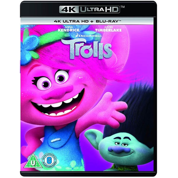 Trolls 4K - 2018 Artwork Refresh - 4K Ultra HD (Includes Blu-Ray) 4K ...