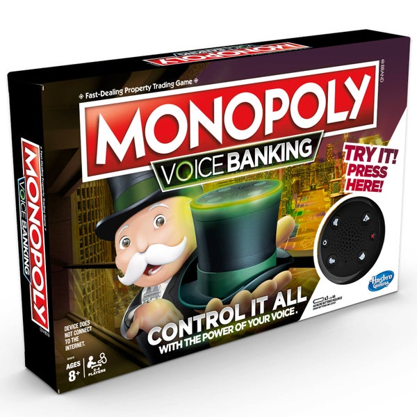 Hasbro Monopoly Voice Banking Electronic Family Board Game Toys - Zavvi UK