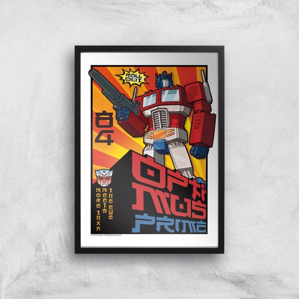 Transformers Roll Out Poster Art Print Homeware - Zavvi UK