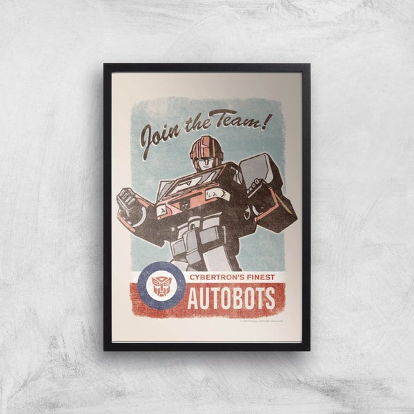 Transformers Join The Team Art Print Homeware - Zavvi UK