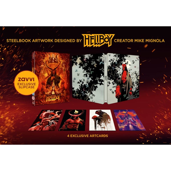 Hellboy 4K Ultra HD (Includes 2D Blu-ray) – Zavvi Exclusive Steelbook ...