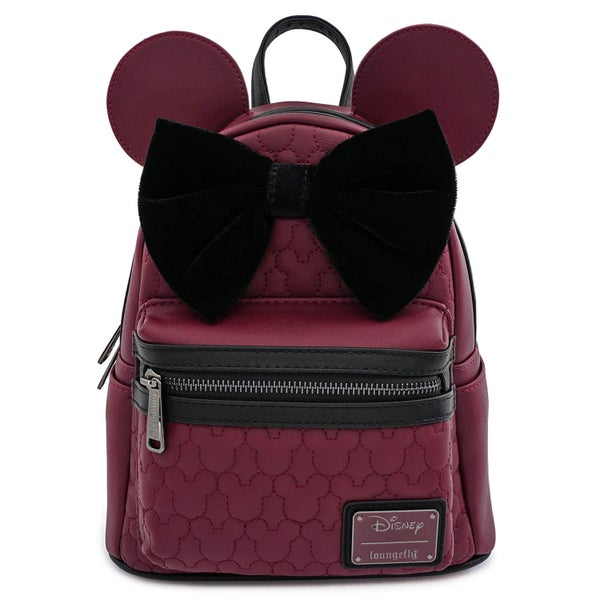 Loungefly Disney Minnie Mouse Faux Leather Mini Backpack Merchandise ...
