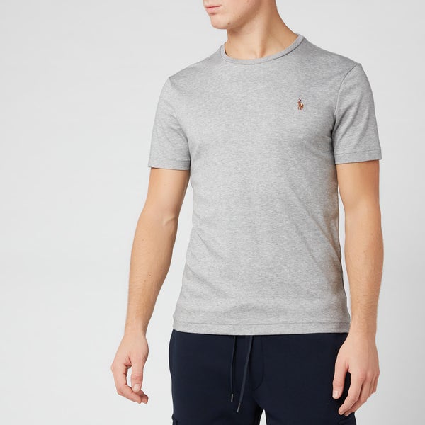 Polo Ralph Lauren Men's Custom Slim Fit Soft Cotton T-Shirt - Andover Heather | TheHut.com