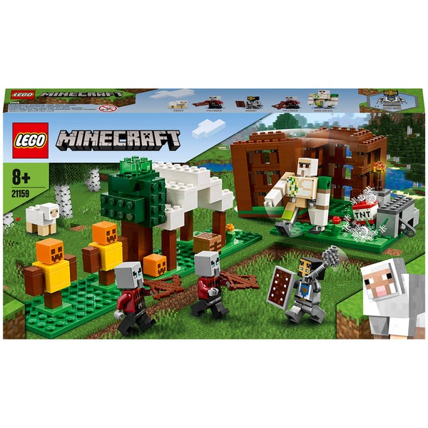 LEGO Minecraft: The Pillager Outpost Building Set (21159) - IWOOT UK