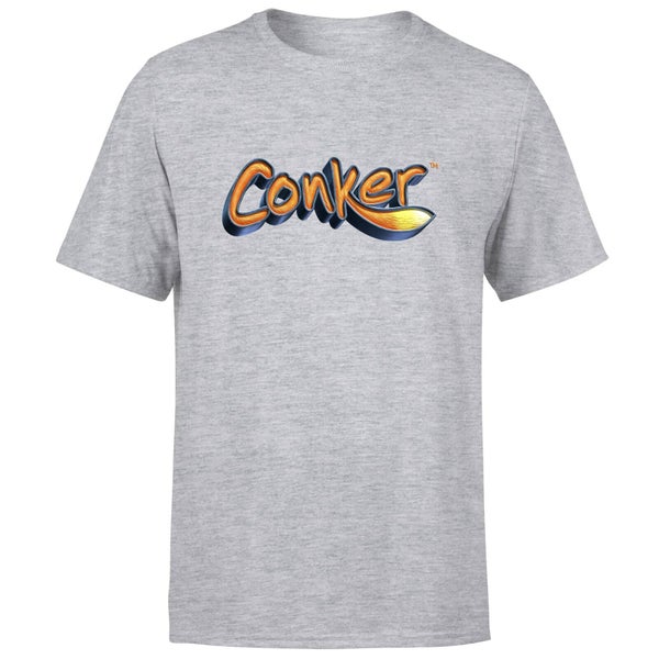 Conker Logo T-Shirt - Grey Clothing - Zavvi UK