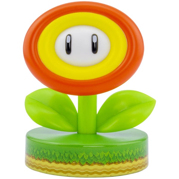 Nintendo Super Mario Fire Flower Icon Light Traditional Gifts - Zavvi UK