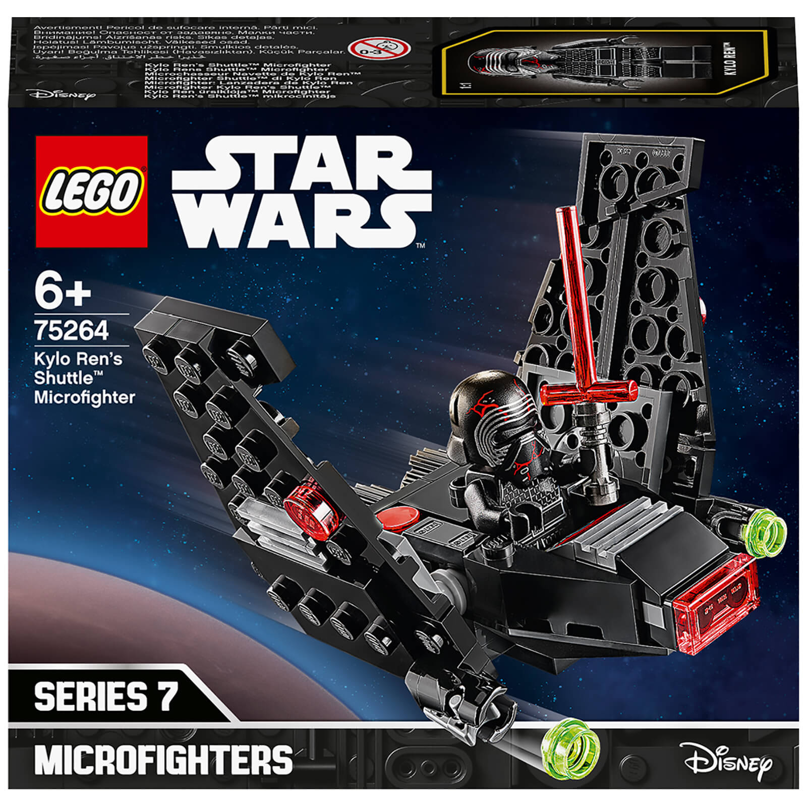LEGO Star Wars TM: Kylo Ren's Shuttle Microfighter (75264) Toys - Zavvi UK