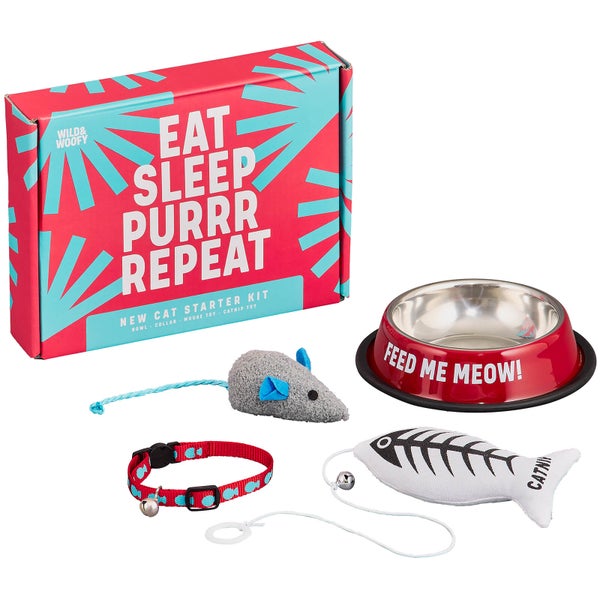 Wild & Woofy Cat Starter Kit - IWOOT UK