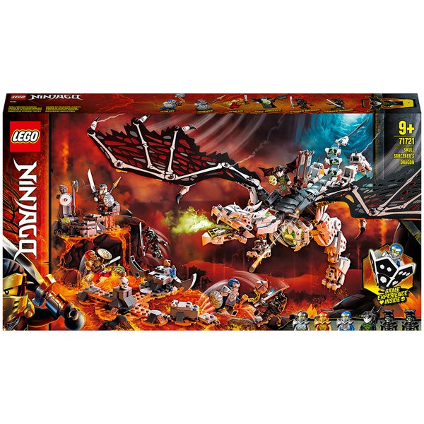 LEGO NINJAGO: Skull Sorcerer's Dragon Board Game Set (71721) Toys ...