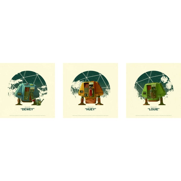 Silent Running Giclee (Set of 3) by Matt Ferguson Merchandise - Zavvi UK
