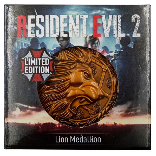 Resident Evil Limited Edition Lion Medallion - IWOOT UK