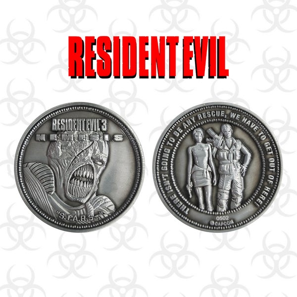 Resident Evil 3 Limited Edition Coin Merchandise - Zavvi UK