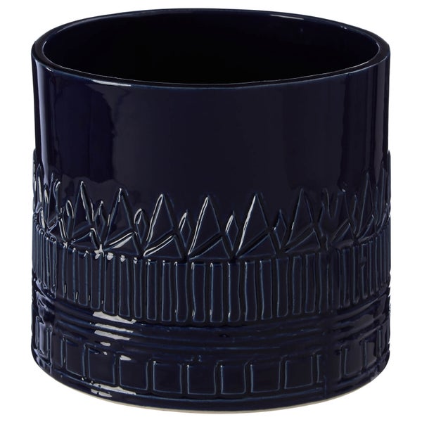 Petra Small Planter - Blue - IWOOT UK