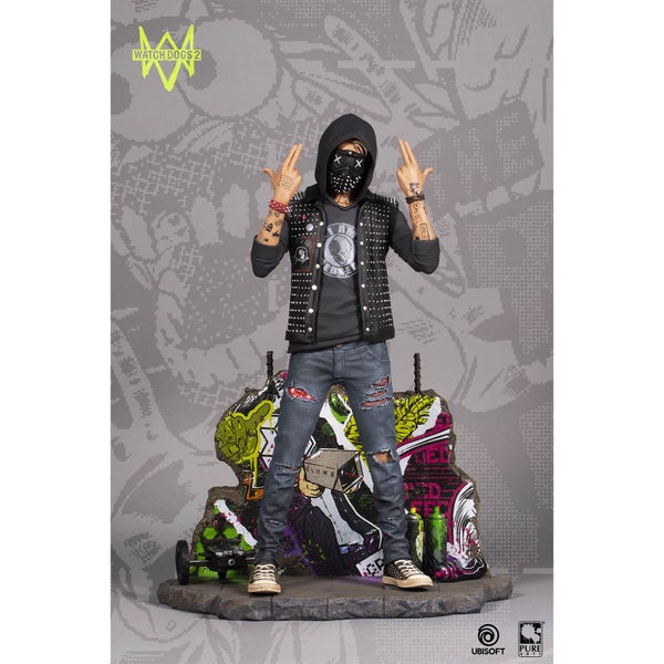 PureArts Watch Dogs 2 Hacktivist Wrench 1:4 Scale Statue Merchandise ...