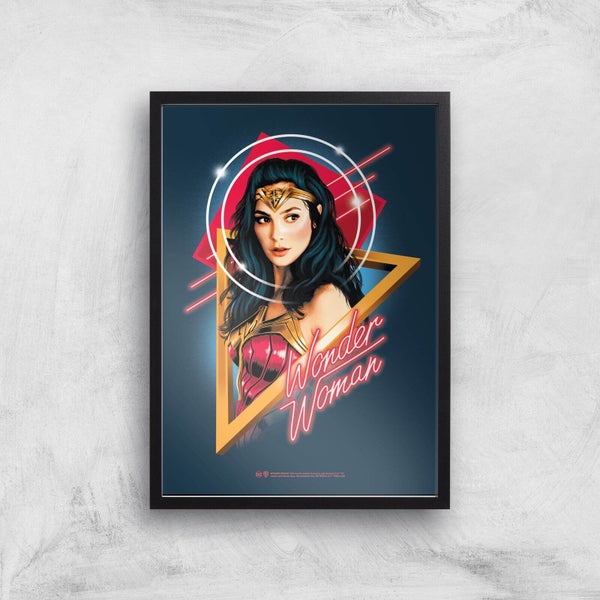 Wonder Woman Welcome To The 80s Giclee Art Print Homeware | Zavvi Australia