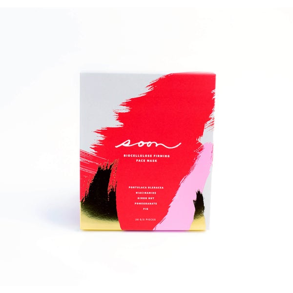 Soon Skincare Biocellulose Firming Face Mask, Box of 5