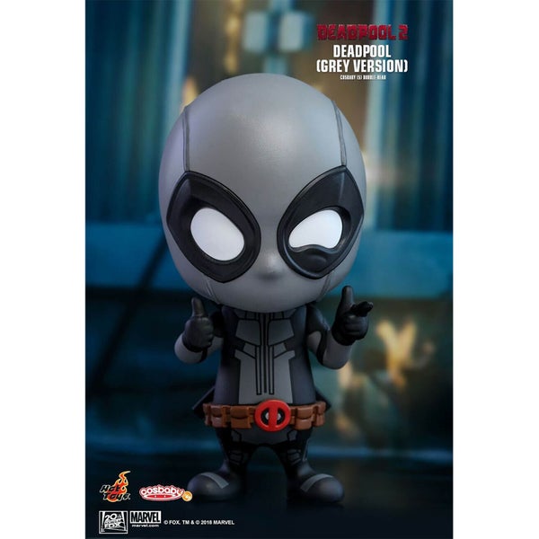 Hot Toys Cosbaby Marvel Deadpool 2 - Deadpool (Grey Version) Figure ...