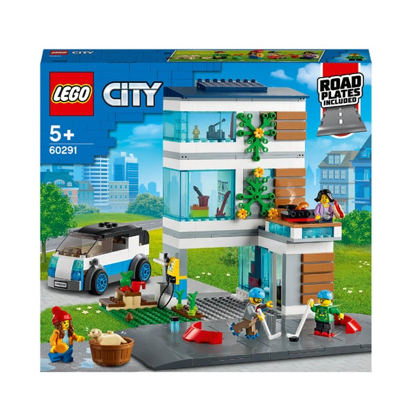 LEGO City: Community Family House Modern Building Set (60291) Toys ...
