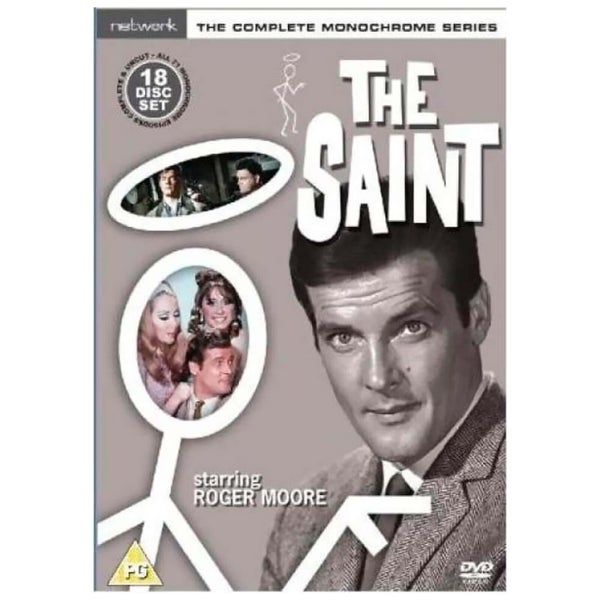 The Saint - The Complete Monochrome [18 Disc Box Set] DVD - Zavvi UK