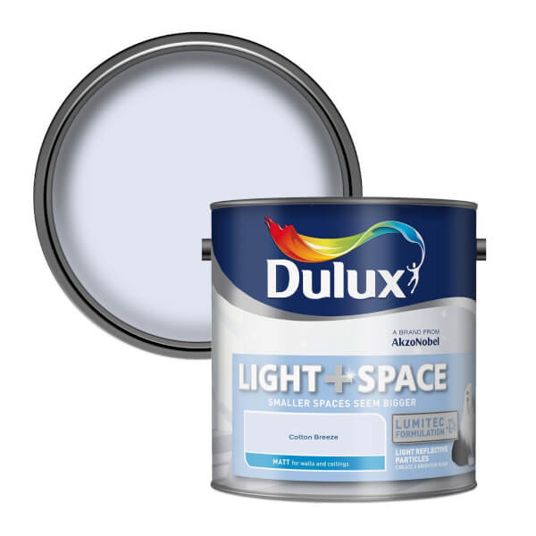 Offer Homebase Dulux Light & Space Cotton Breeze