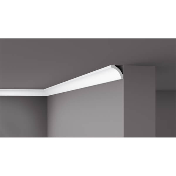 NMC Easycove Classic Mini Coving - 70mm x 2m - Pack of 6 | Homebase