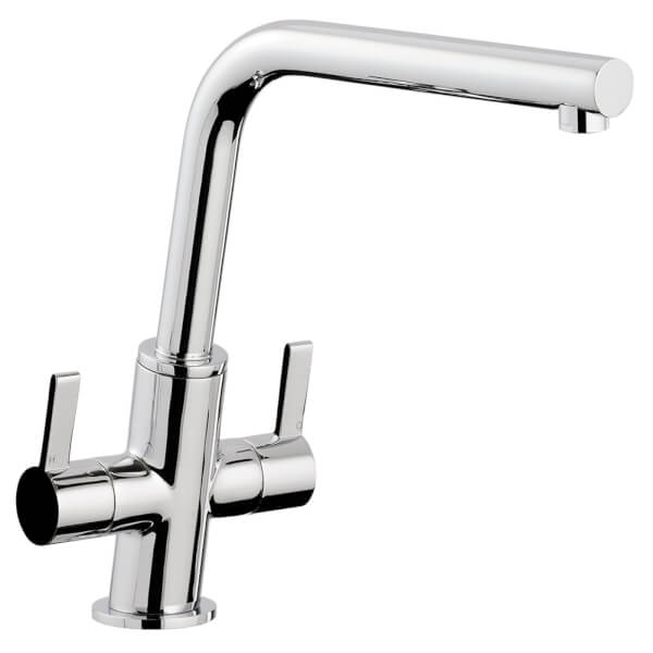 Offer Homebase Slanto Dual Handle Mono Tap Chrome Homebase
