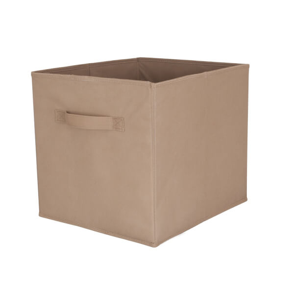 Clever Cube Fabric Insert - Coffee | Homebase Clever Cube Fabric Insert - Coffee | Homebase