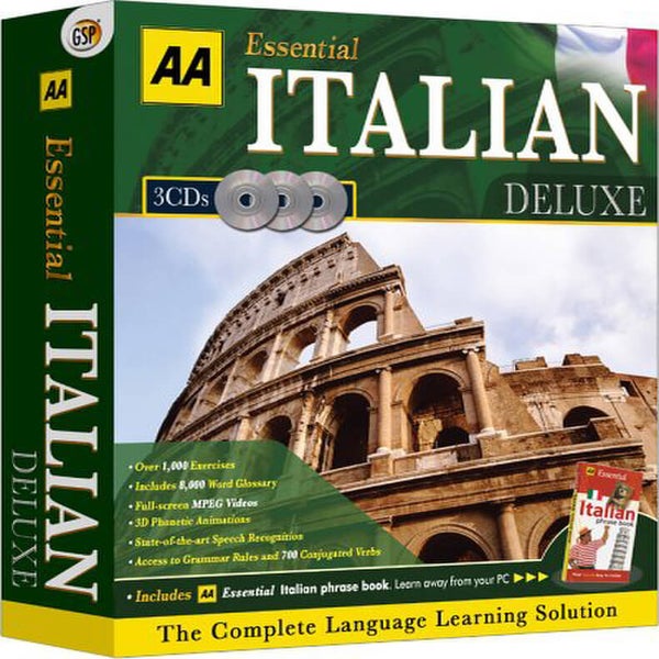AA Essential Italian Deluxe PC - Zavvi UK