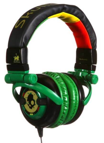 Rasta Skullcandy Titan Earbuds