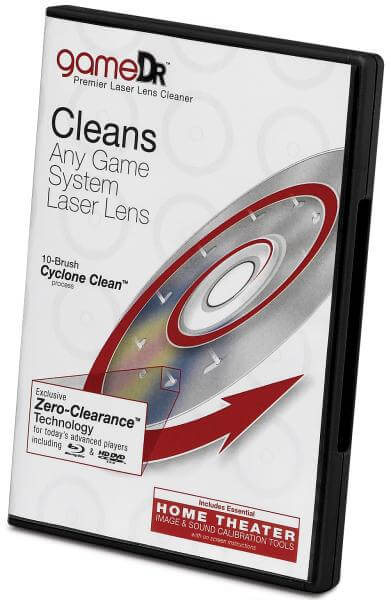 GameDr Premier Laser Lens Cleaner - CD/DVD/Blu-Ray Compatible Games ...