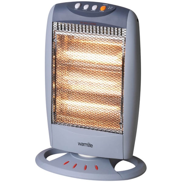 Warmlite WL42005 Halogen Heater - Grey - 1200W Homeware - Zavvi UK