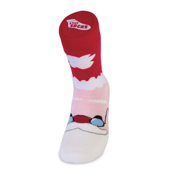 Silly Socks Adult - Thick Santa Face - 5-11 - IWOOT UK