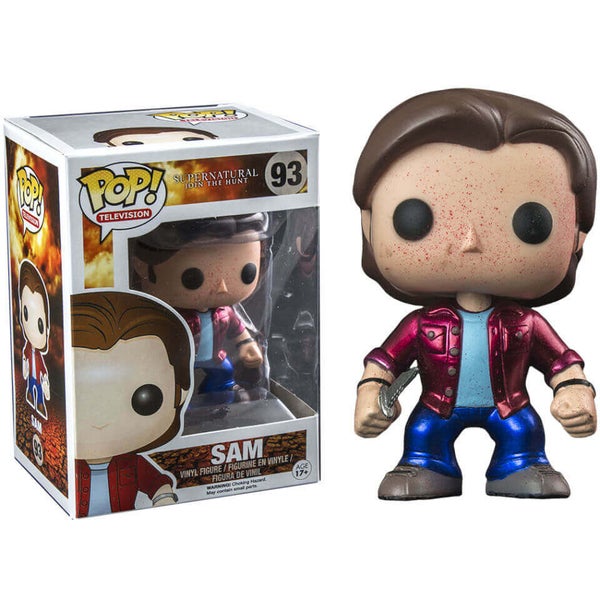 Supernatural Sam Metallic Blood Splatter Exclusive Pop! Vinyl Figure ...