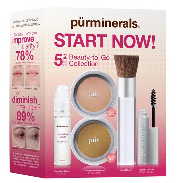 PUR Start Now Kit in Light - Worth £39.50 (Free Gift) - LOOKFANTASTIC