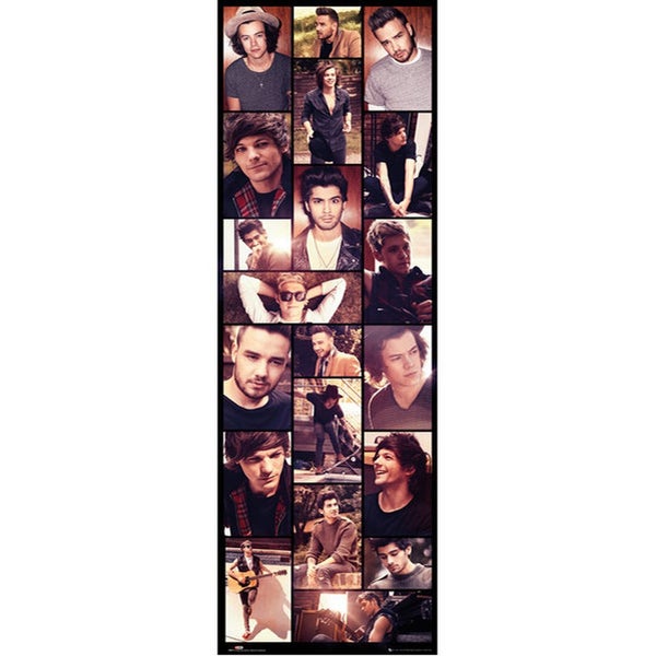 One Direction Grid - Door Poster - 53 x 158cm Merchandise - Zavvi UK