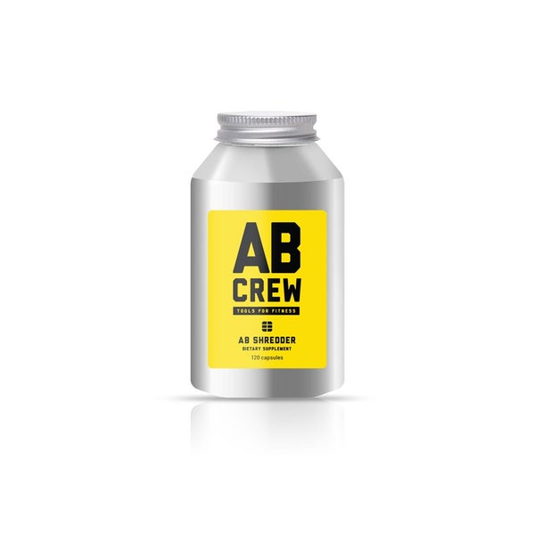 AB CREW Men's AB Shredder Supplement (120 Capsules) | HQ Hair