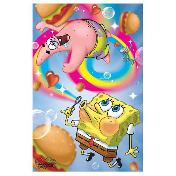 Spongebob Squarepants Rainbow - 24 x 36 Inches Maxi Poster - IWOOT UK