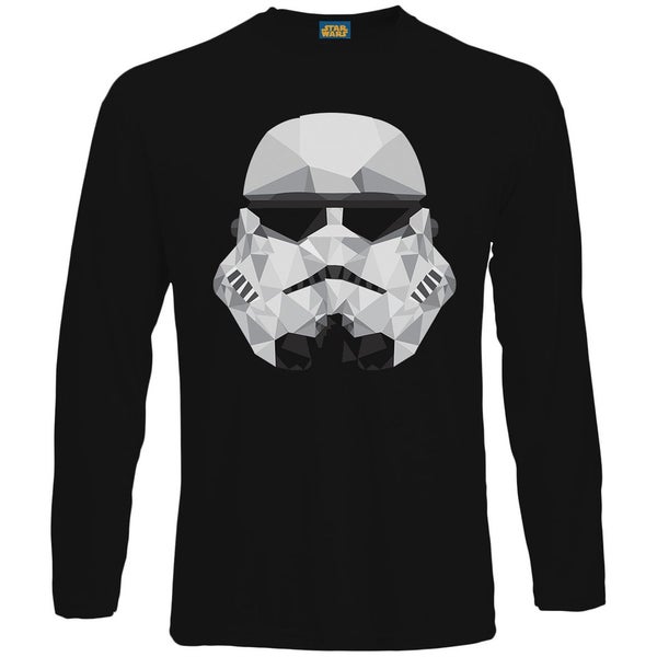 Star Wars Men's Command Stormtrooper Geometric Long Sleeve T-shirt ...