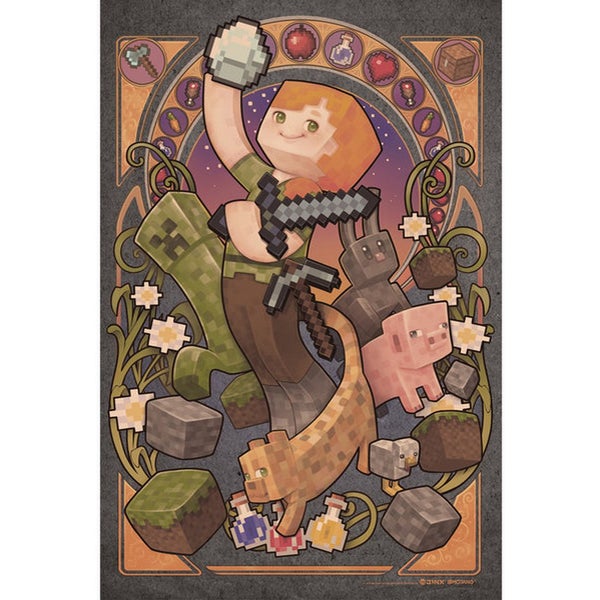 Minecraft Sword - 24 x 36 Inches Maxi Poster Merchandise - Zavvi UK