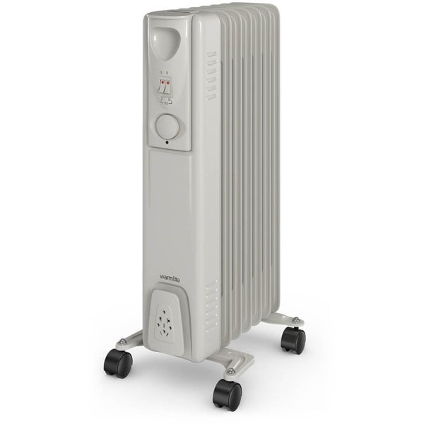 Warmlite WL43003Y Oil Filled Radiator - White - 1500W Homeware - Zavvi UK
