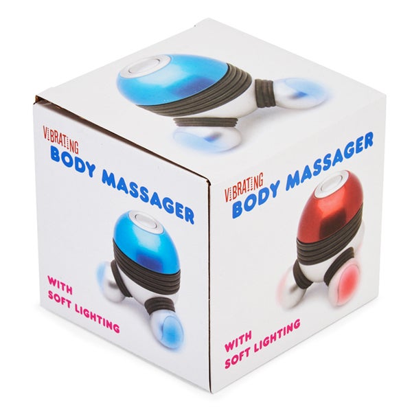 Vibrating Body Massager with LED Lighting - IWOOT UK